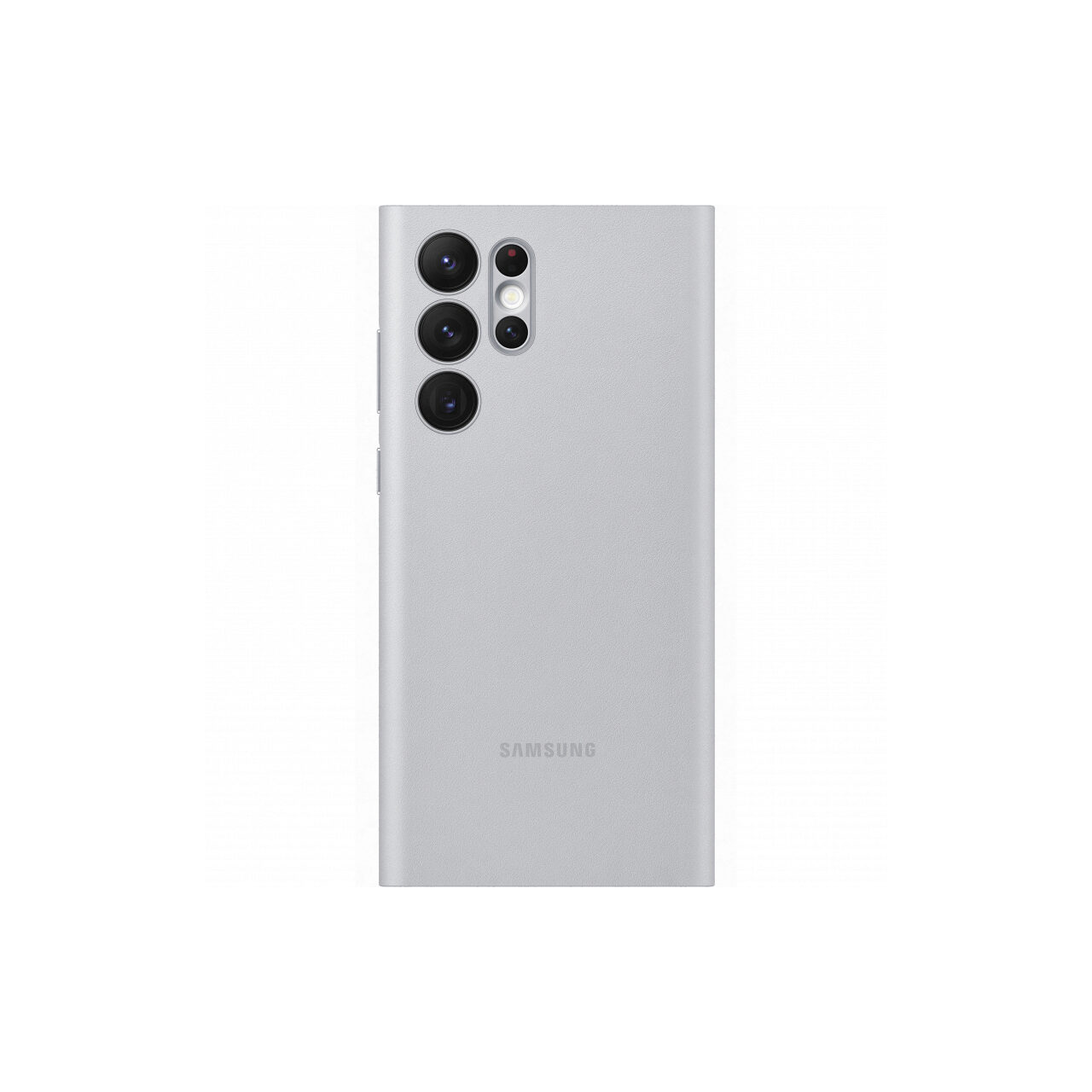 Husa Originala Samsung Galaxy S22 Ultra Smart LED View Cover Light Gray ...
