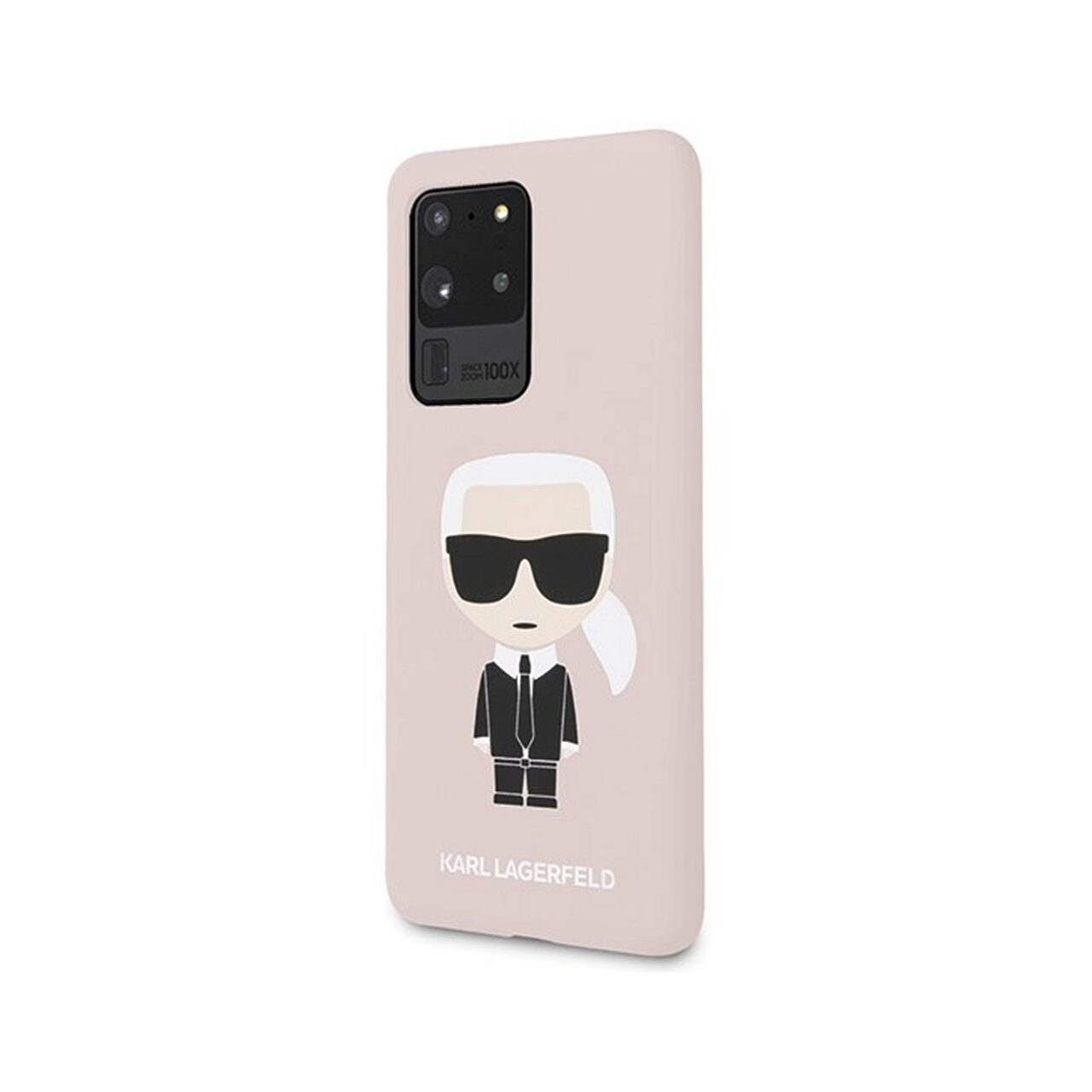Husa Samsung Galaxy S20 Ultra G988 Karl Lagerfeld Silicon Ikonik Roz ...