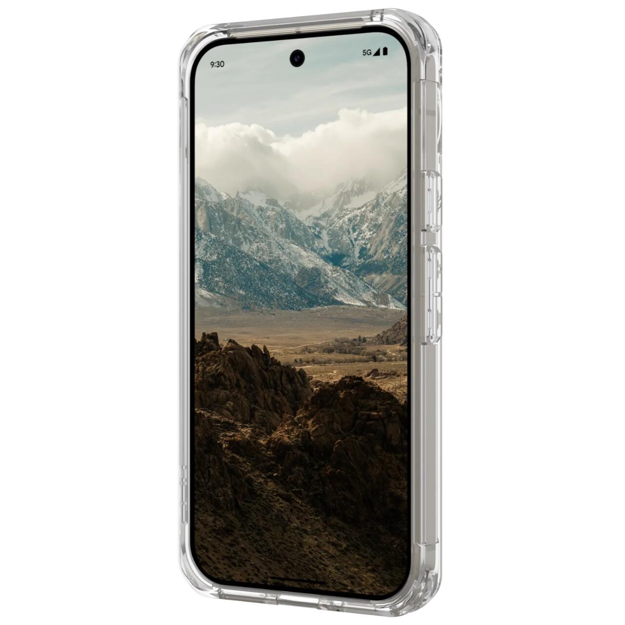 Husa UAG Plyo Series compatibila cu Google Pixel 9 Pro Ice Silver ...
