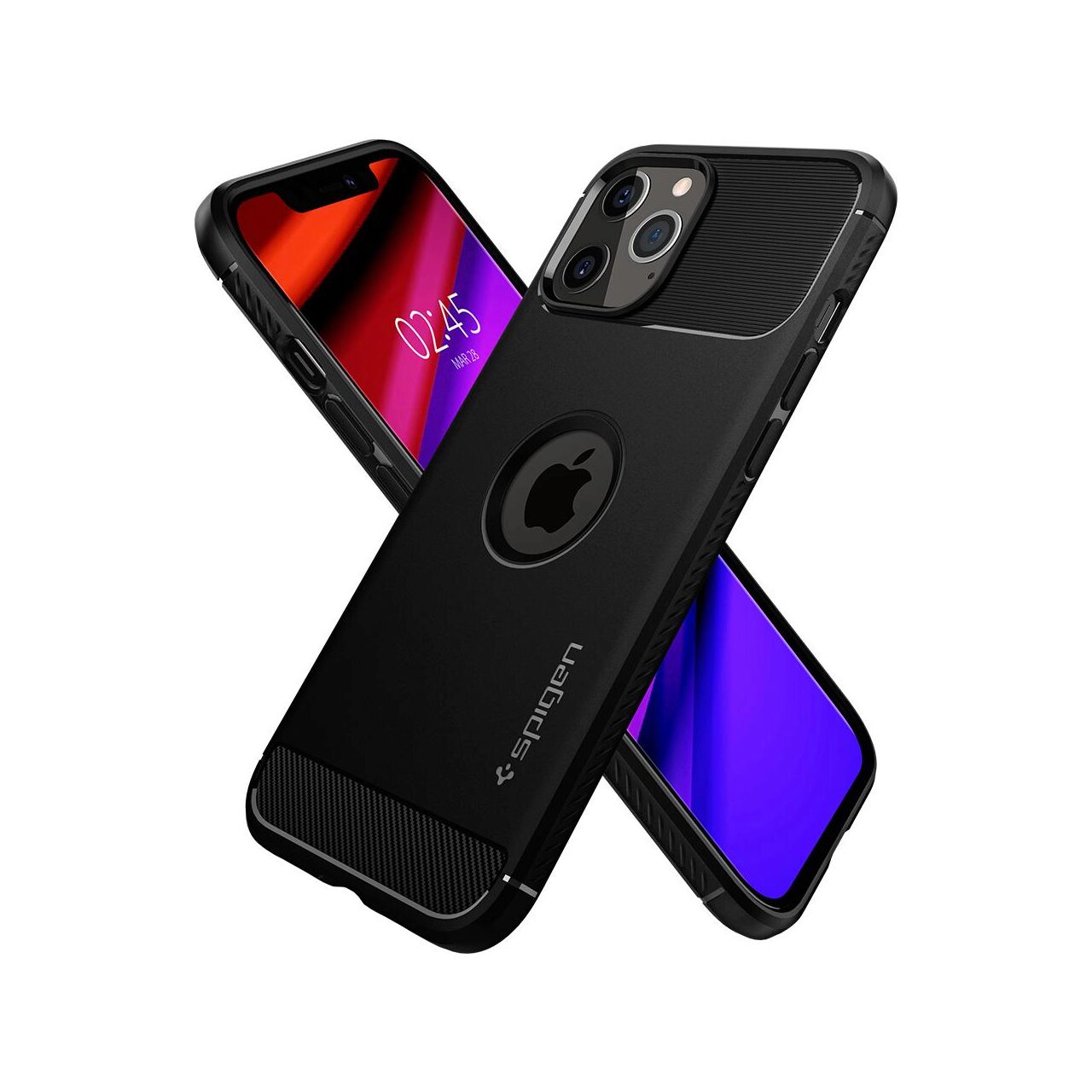 Spigen Husa Rugged Armor iPhone 12 Pro Max Matte Black - ARCO B2B