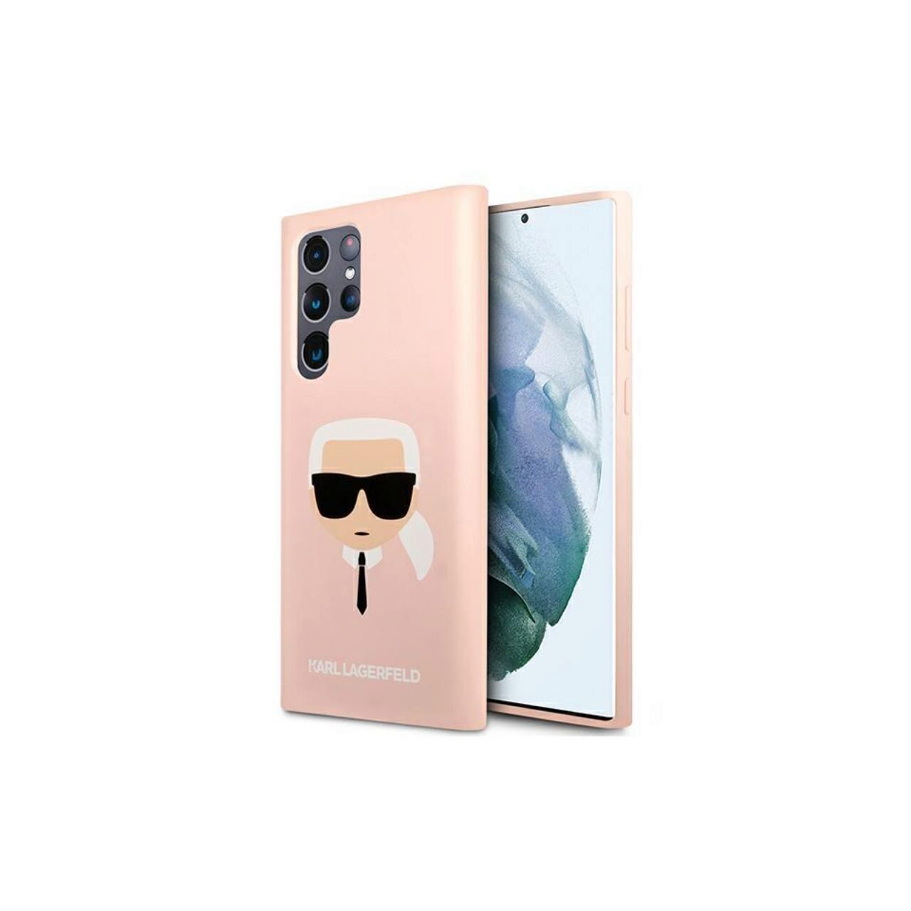 Karl Lagerfeld Husa Silicon Karl's Head Samsung Galaxy S22 Ultra Roz ...